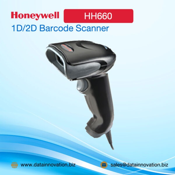 Honeywell HH660 Barcode Scanner – Data Innovation System